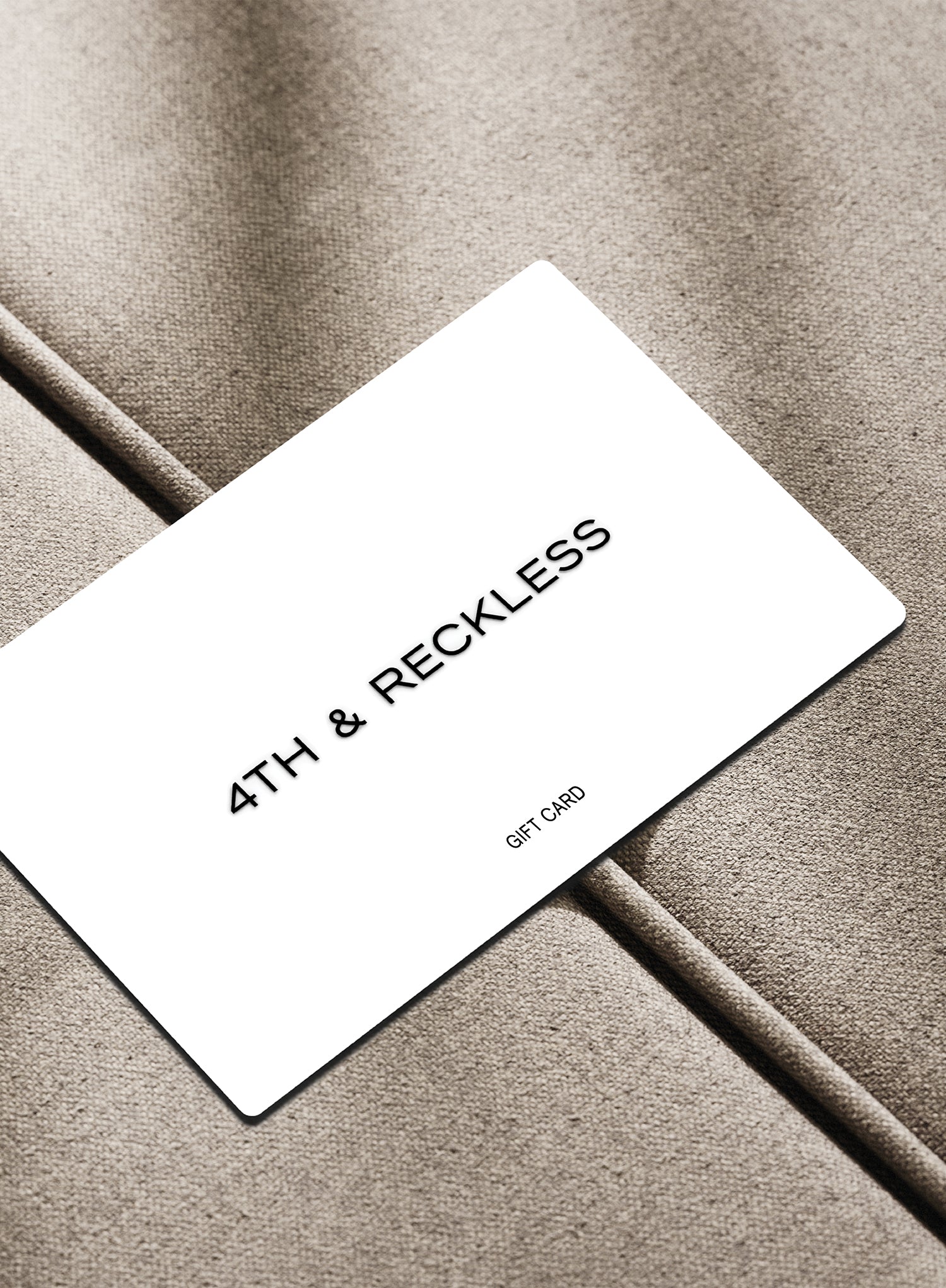 Gift Card | Fashion & Clothing Gift Card | 4th & Reckless UK
