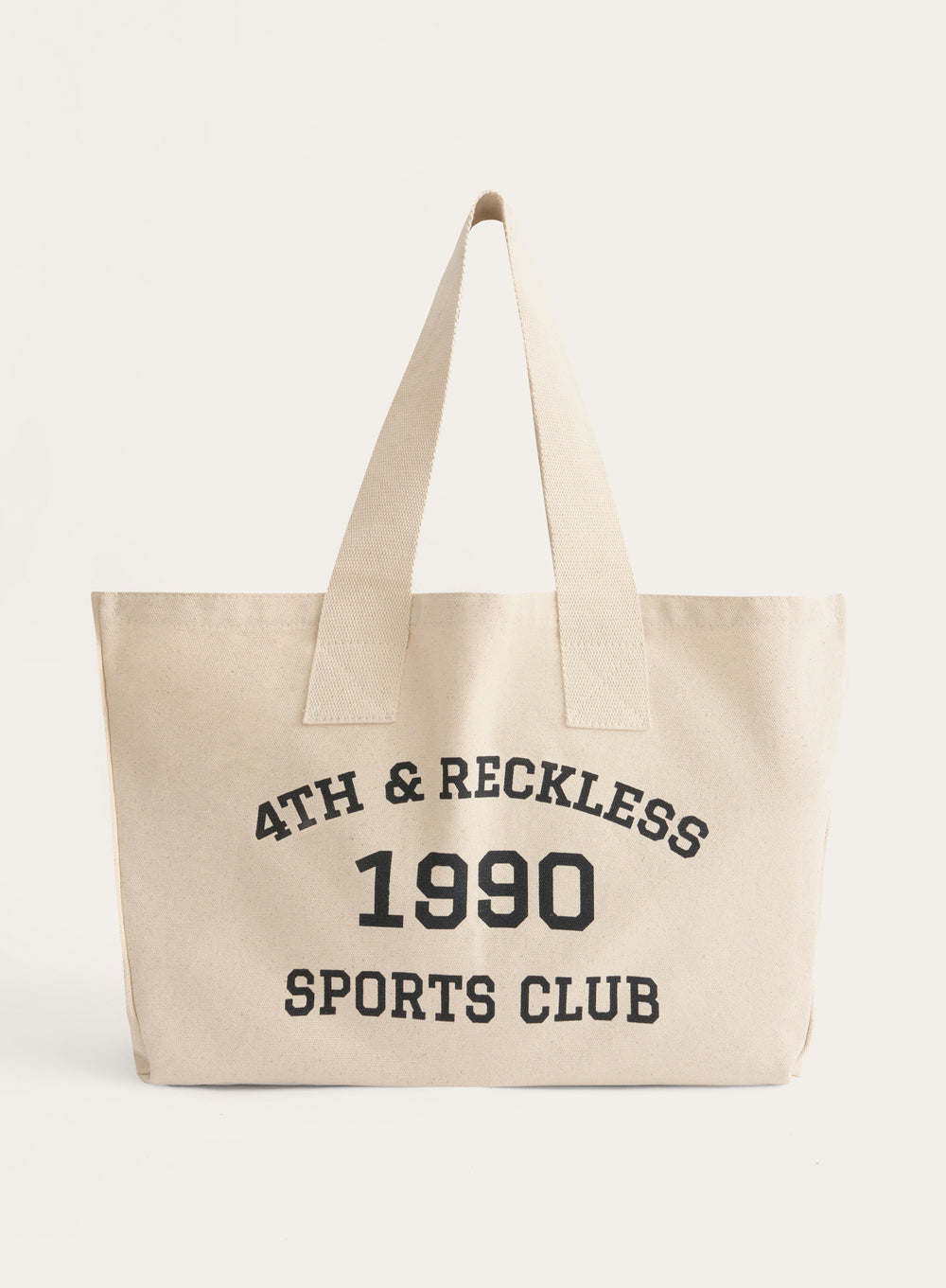 Cream Sports Club Tote Bag | 4th & Reckless