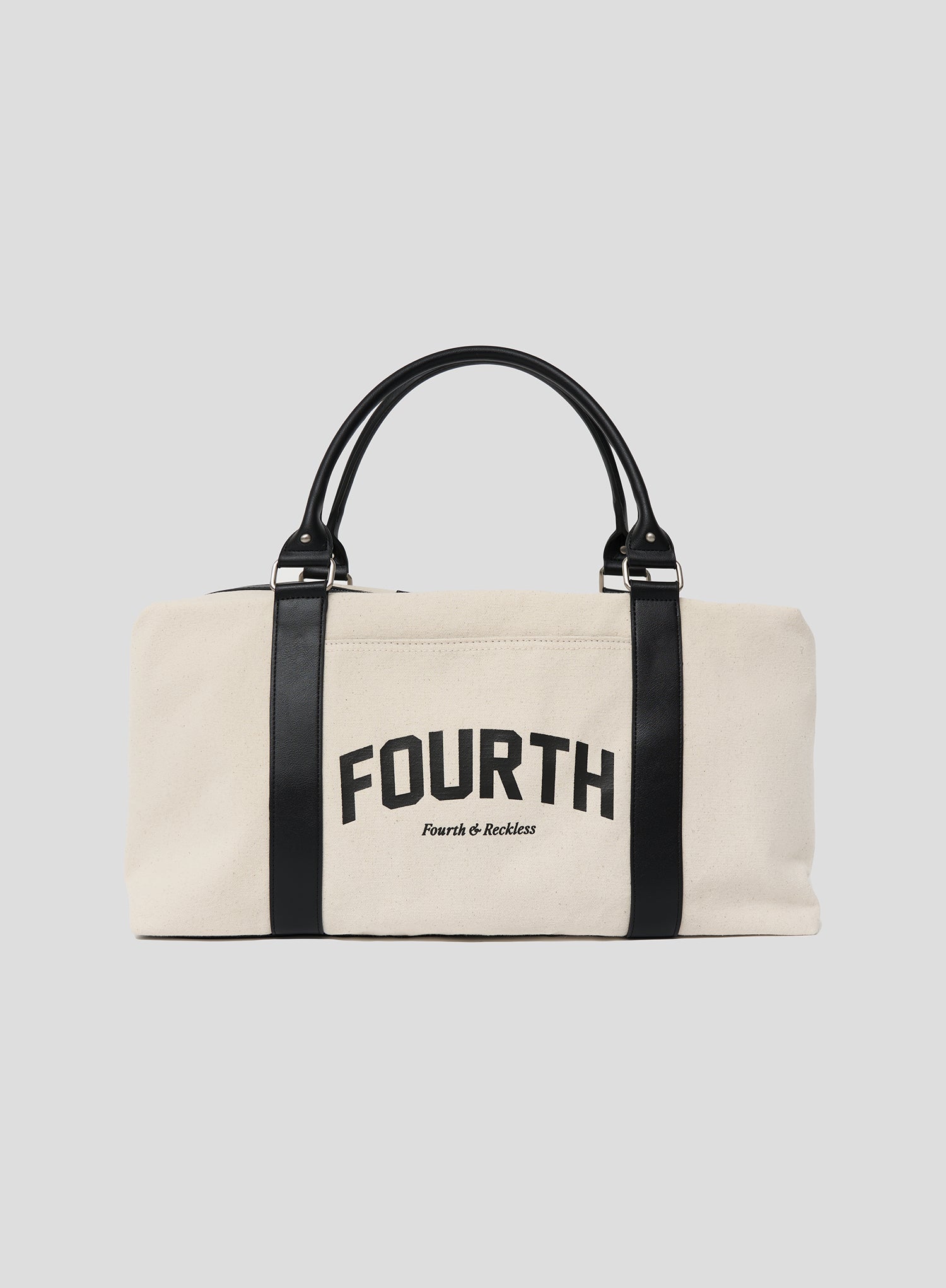 Women's Beige Fourth Branded Weekend Duffle Bag | Alfie | 4th & Reckless
