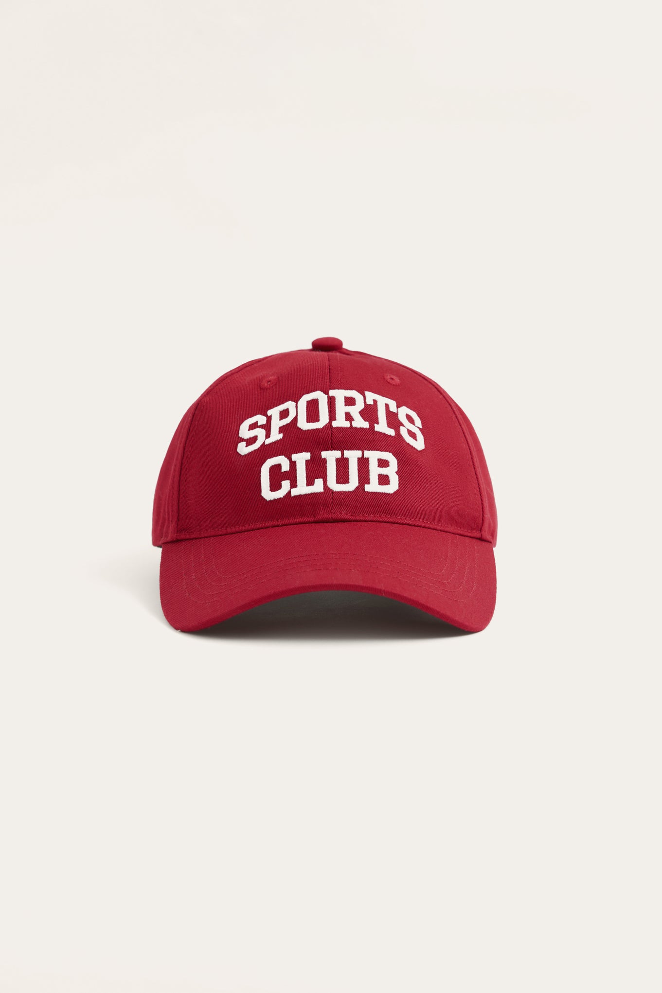 Red Sports Club Embroidered Cap | 4th & Reckless