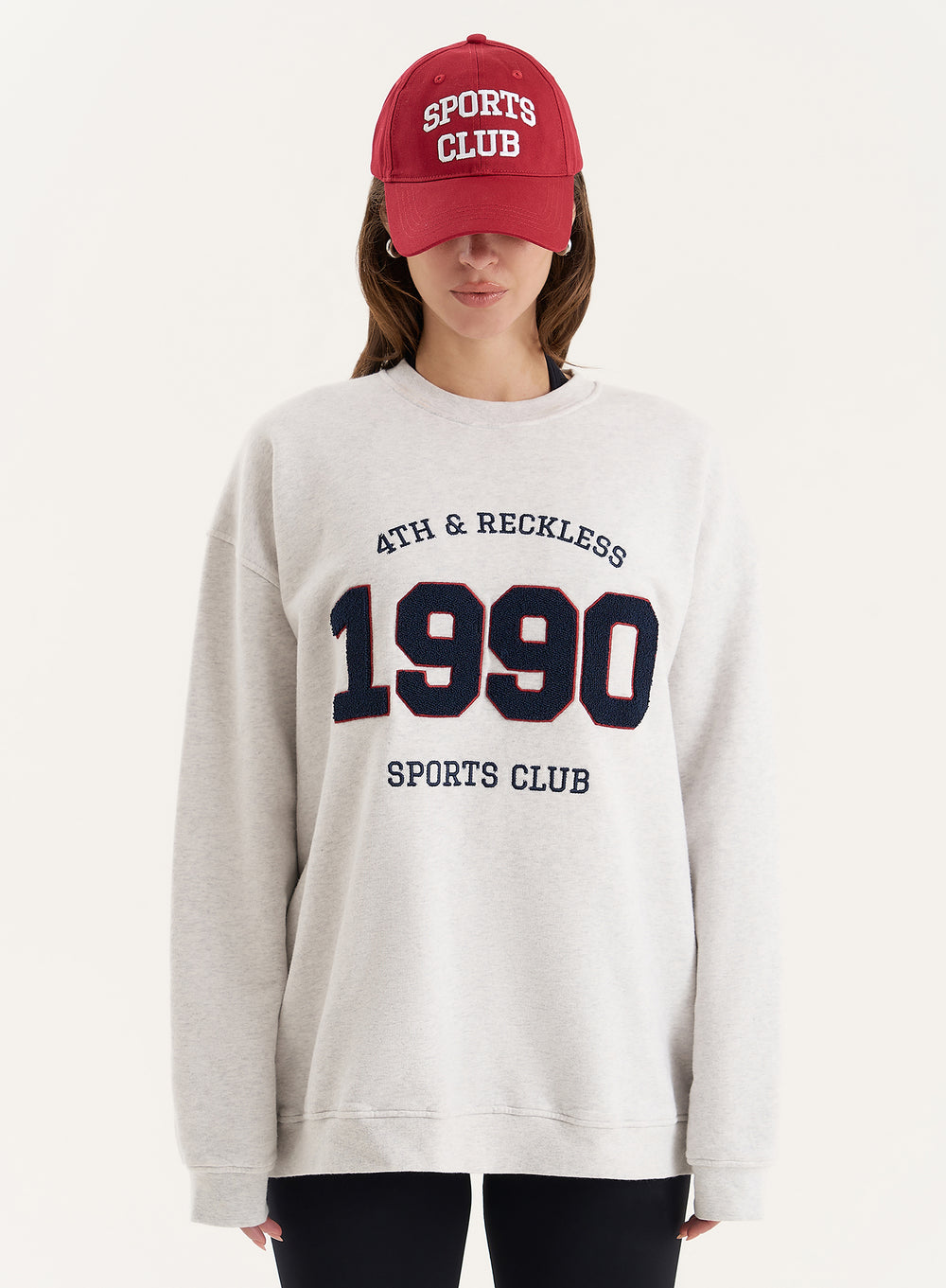 Red Sports Club Embroidered Cap | 4th & Reckless